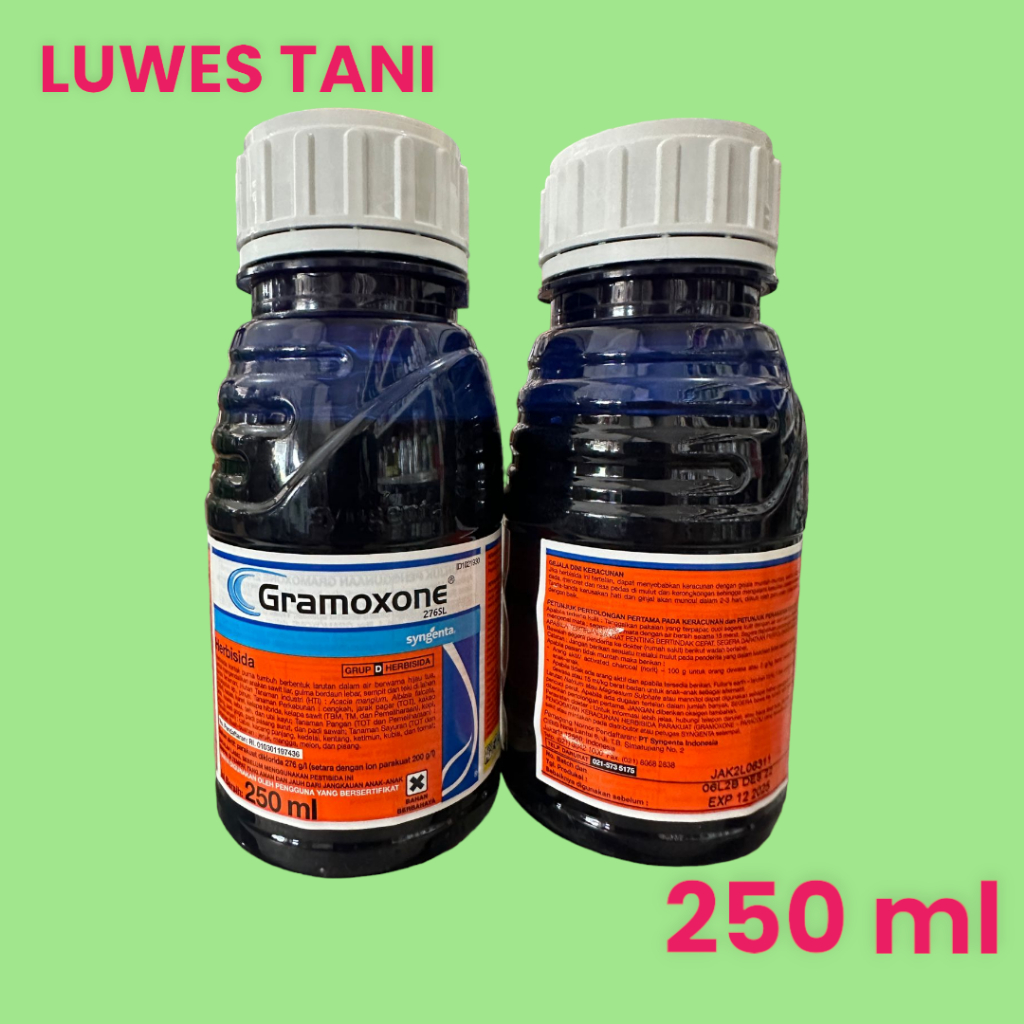 Jual Gramoxone 276 SL 250 ml herbisida langsung kering | Shopee Indonesia