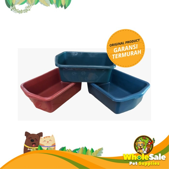 Jual BAK PASIR KUCING UKURAN S CAT LITTER BOX size SMALL | Shopee Indonesia