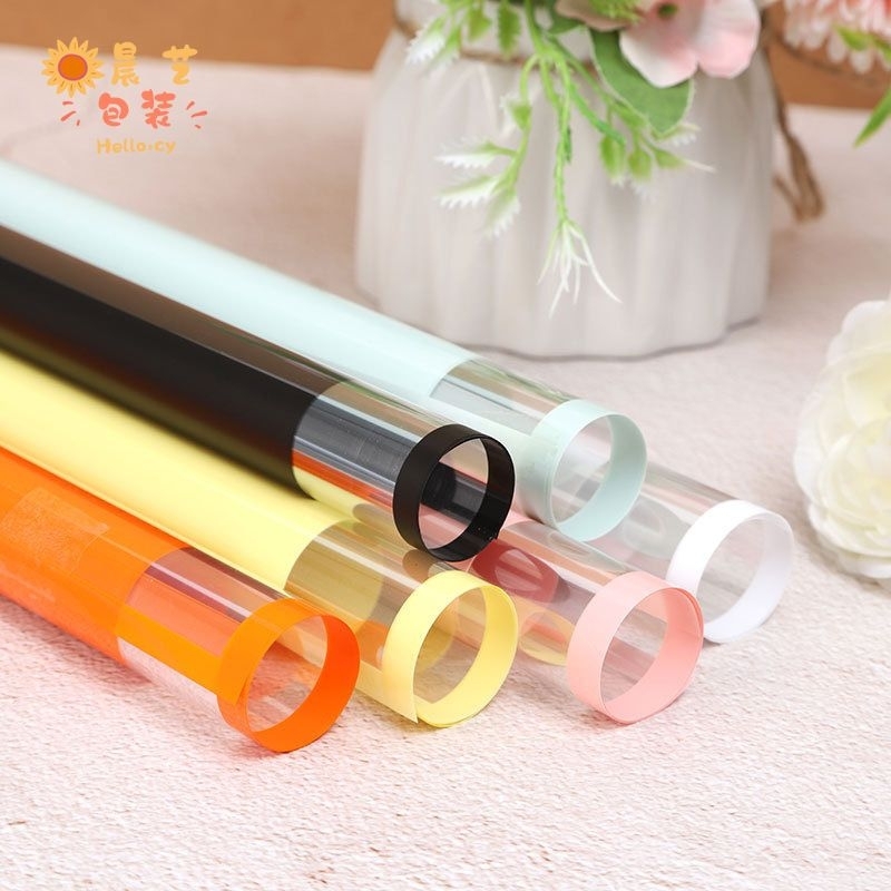 Jual kertas bucket bunga cellophane double bening frame | Shopee Indonesia