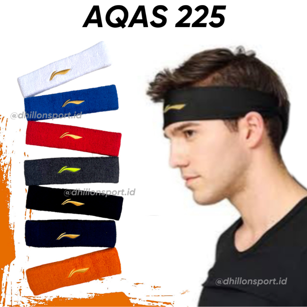 Jual HeadBand Badminton Lining AQAS 225 ORIGINAL / head band AQAS225 ...
