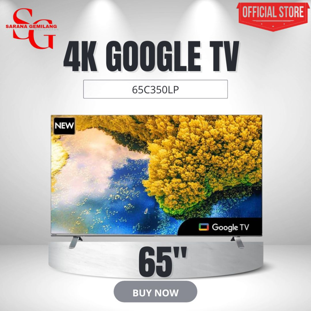 Jual LED TV TOSHIBA 65C350LP UDH 4K HDR GOOGLE TV 65 INCH FREE BRACKET | Shopee Indonesia