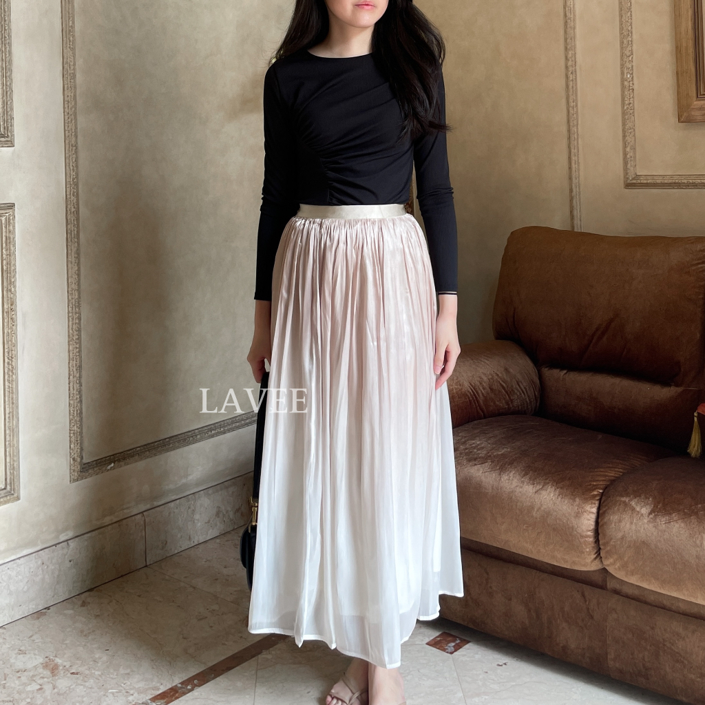 Jual LAVEE - Claudia Shimmer Skirt - LAVEE APPAREL / Rok Shimmer Maxi ...