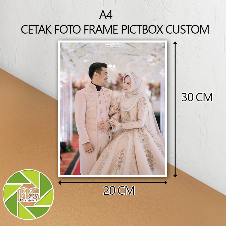 Jual CETAK FOTO BINGKAI UKURAN 20X30 CM LAMINASI - FRAME FOTO BLOCK ...