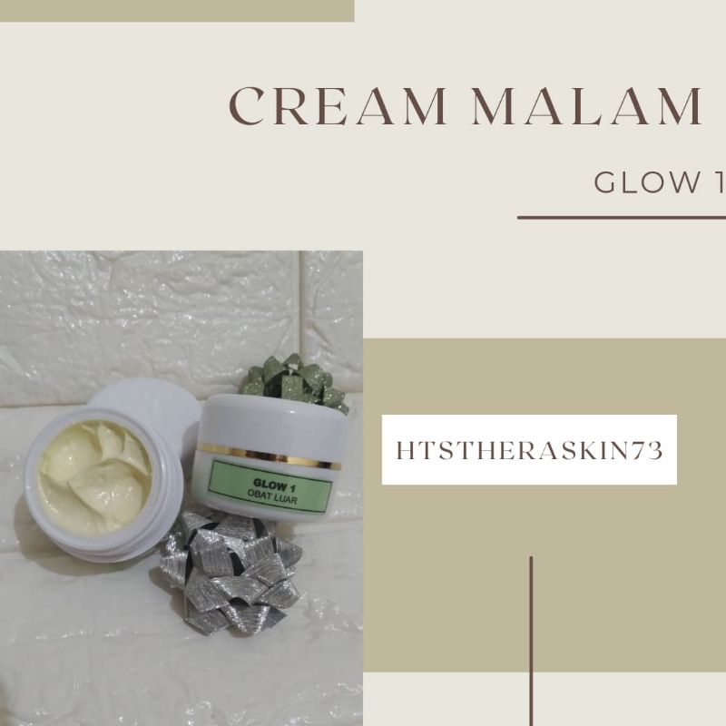 Jual Cream malam GLOW 1 | Shopee Indonesia