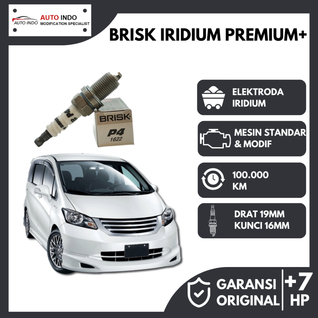 Jual Busi Mobil Iridium Honda Freed Busi Brisk Iridium Premium P4 Ori ...