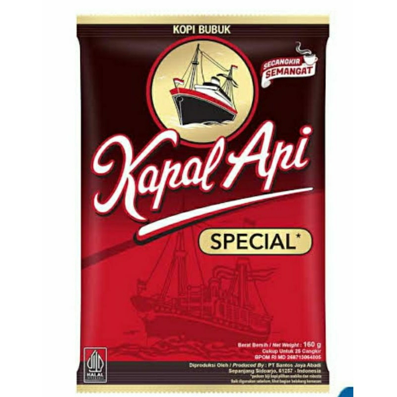 Jual kopi kapal api special 160 gram | Shopee Indonesia