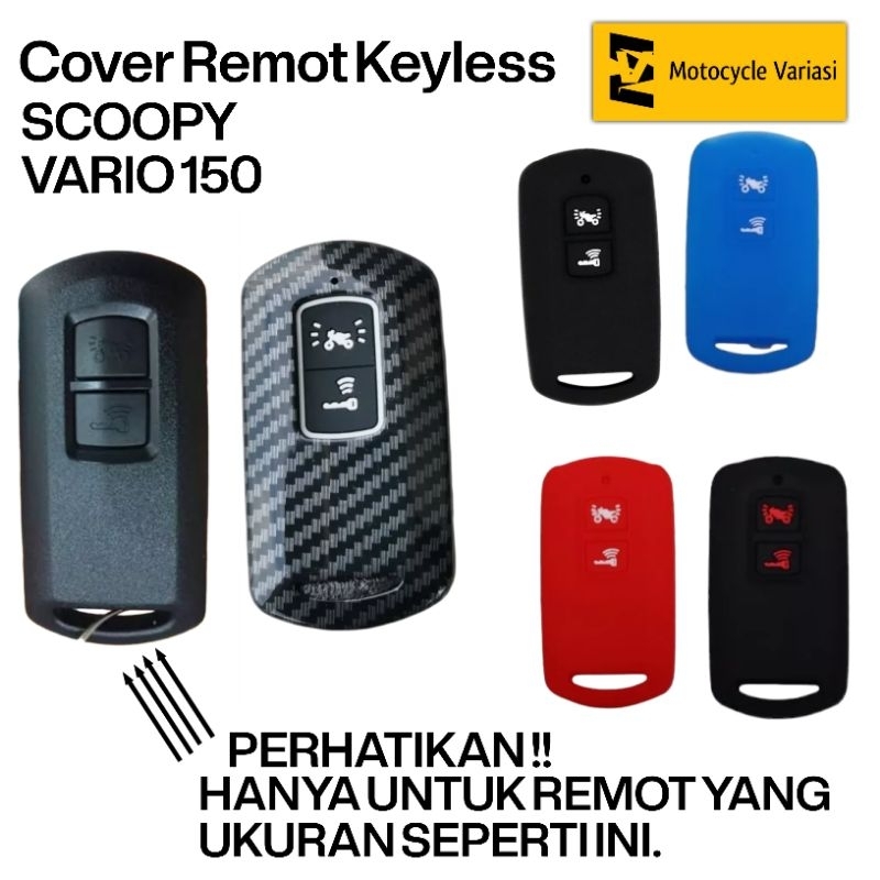 Jual Cover Remot Scoopy 2021-2022 Cover Remot Vario 150 Keyless Sarung ...