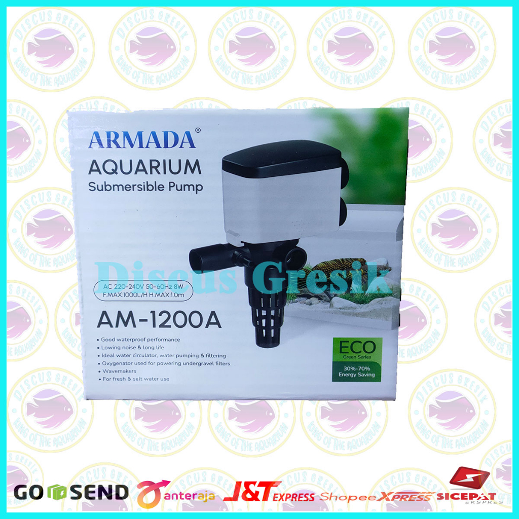 Jual Pompa Air Armada AM 1200 - Pompa Celup / Water Pump Akuarium ...