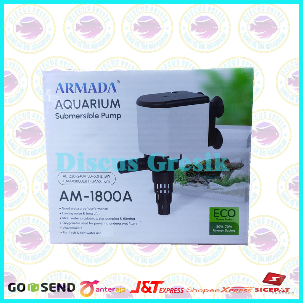 Jual Pompa Air Armada AM 1800 A - Pompa Celup / Water Pump Akuarium ...