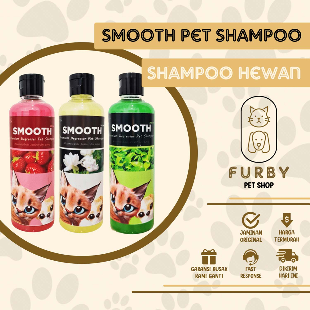 Jual Shampoo Kucing Anjing SMOOTH 250ml Pet Shampoo | Shopee Indonesia