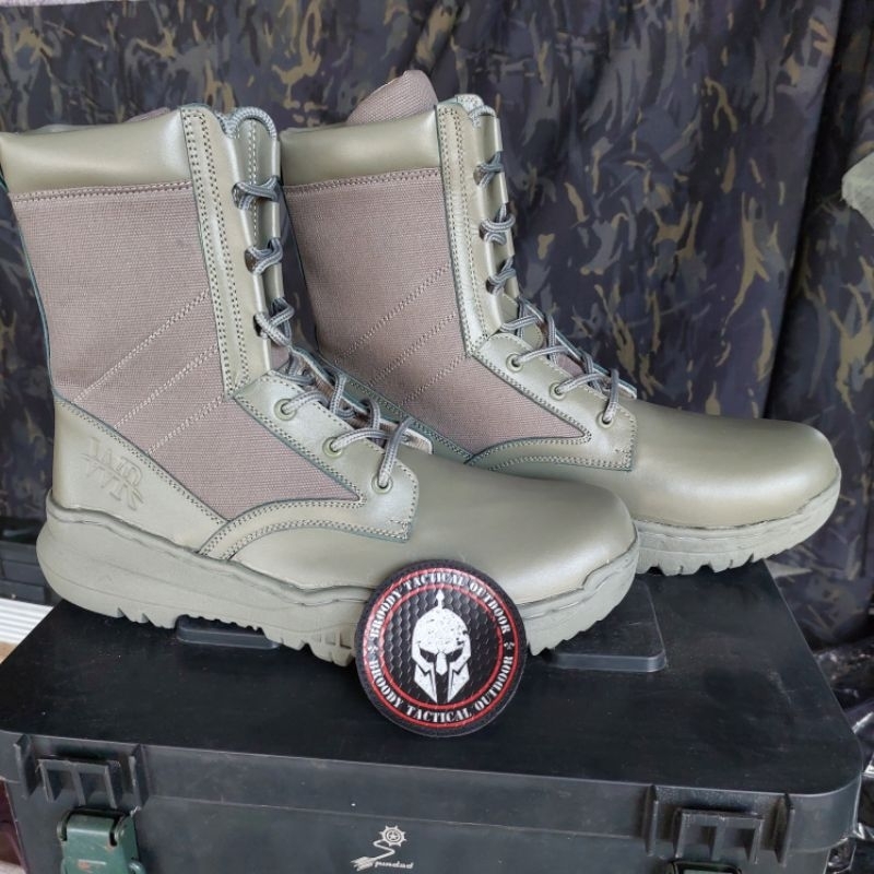 Jual BROODY - Sepatu Hijau Brimob WR2810 Model Jatah / Sepatu Hijau ...