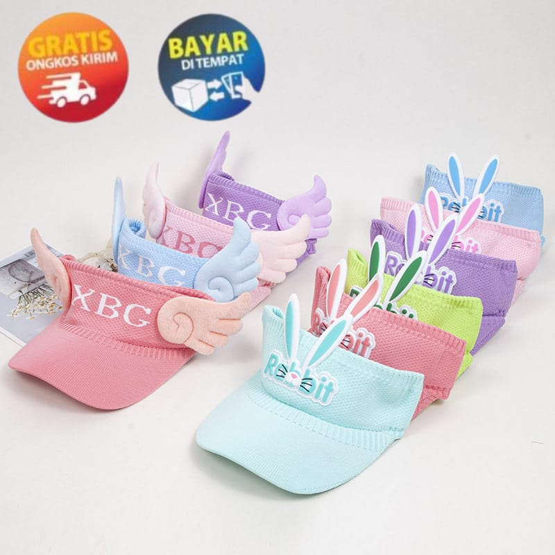 Jual MIKADO - KP123 TOPI ANAK PEREMPUAN IMPORT RABBIT KELINCI TOPI GOLF ...