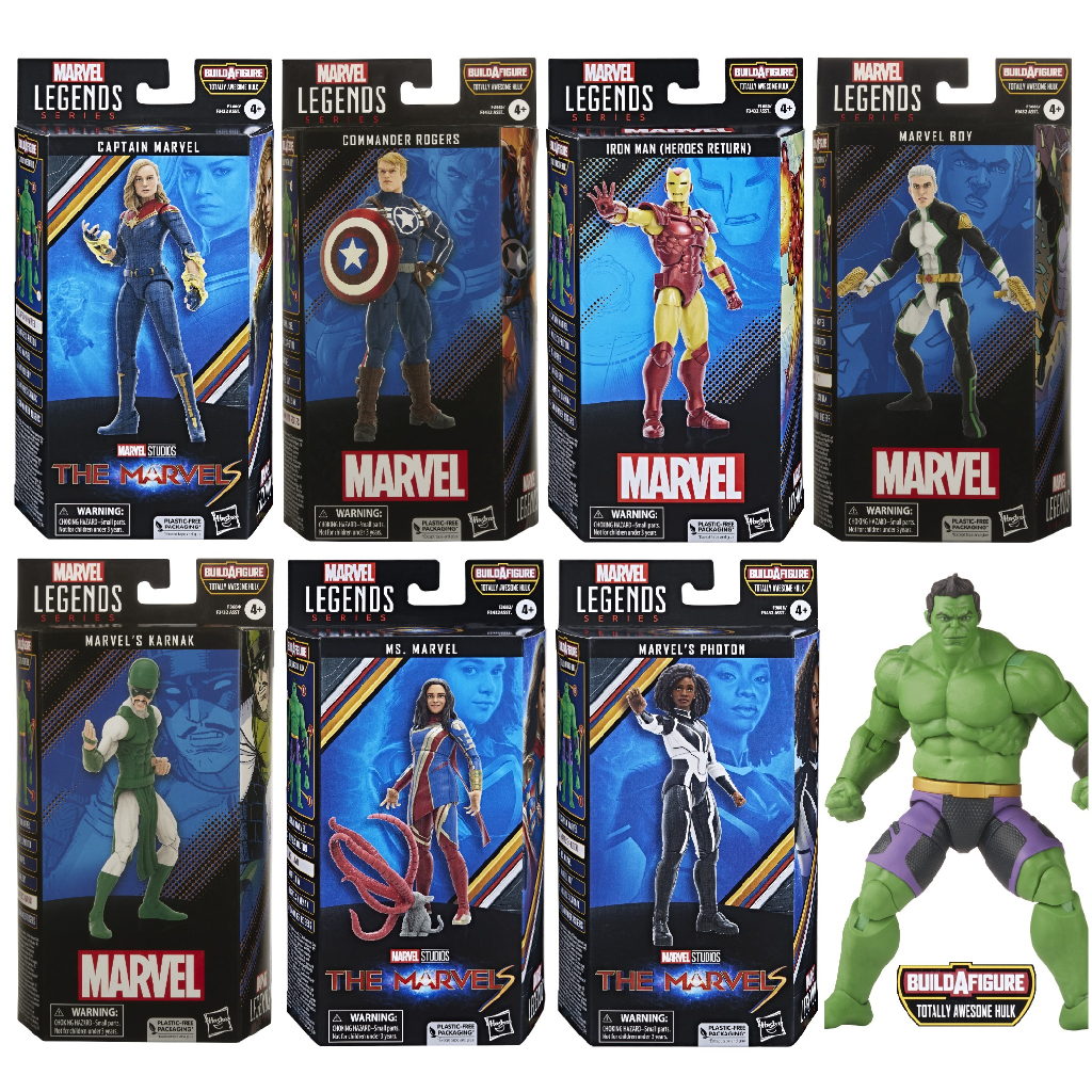 Jual MARVEL Studios Legends Series The Marvels Wave Complete Set Figure ...