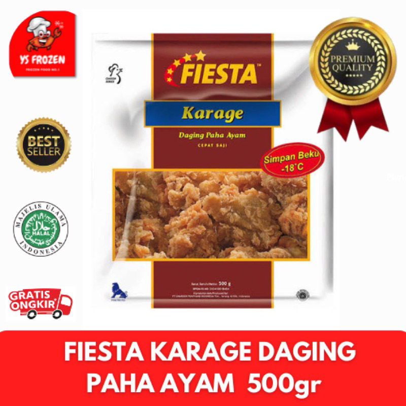 Jual Fiesta Chicken Karage 500gr / Fiesta Paha Ayam Karage 500gr / YS ...