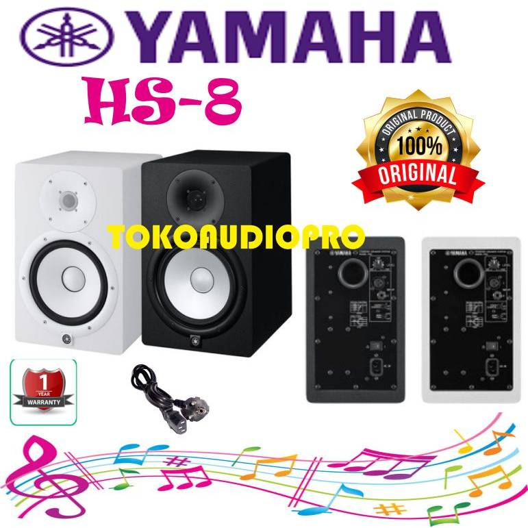 Jual Speaker Yamaha HS8 Speaker Monitor Aktif HS-8 | Shopee Indonesia