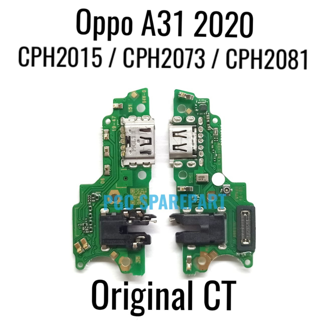 Jual Original CT Ada IC - Papan PCB Charger + Mic + Handsfree OP A31 2020 / CPH2015 / CPH2073 ...