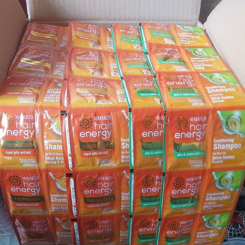 Jual Shampo makarizo hair energy renteng(12sachet) | Shopee Indonesia