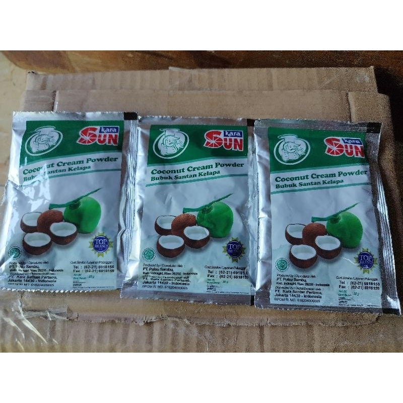 Jual Sun kara santan kelapa powder 20gr | Shopee Indonesia