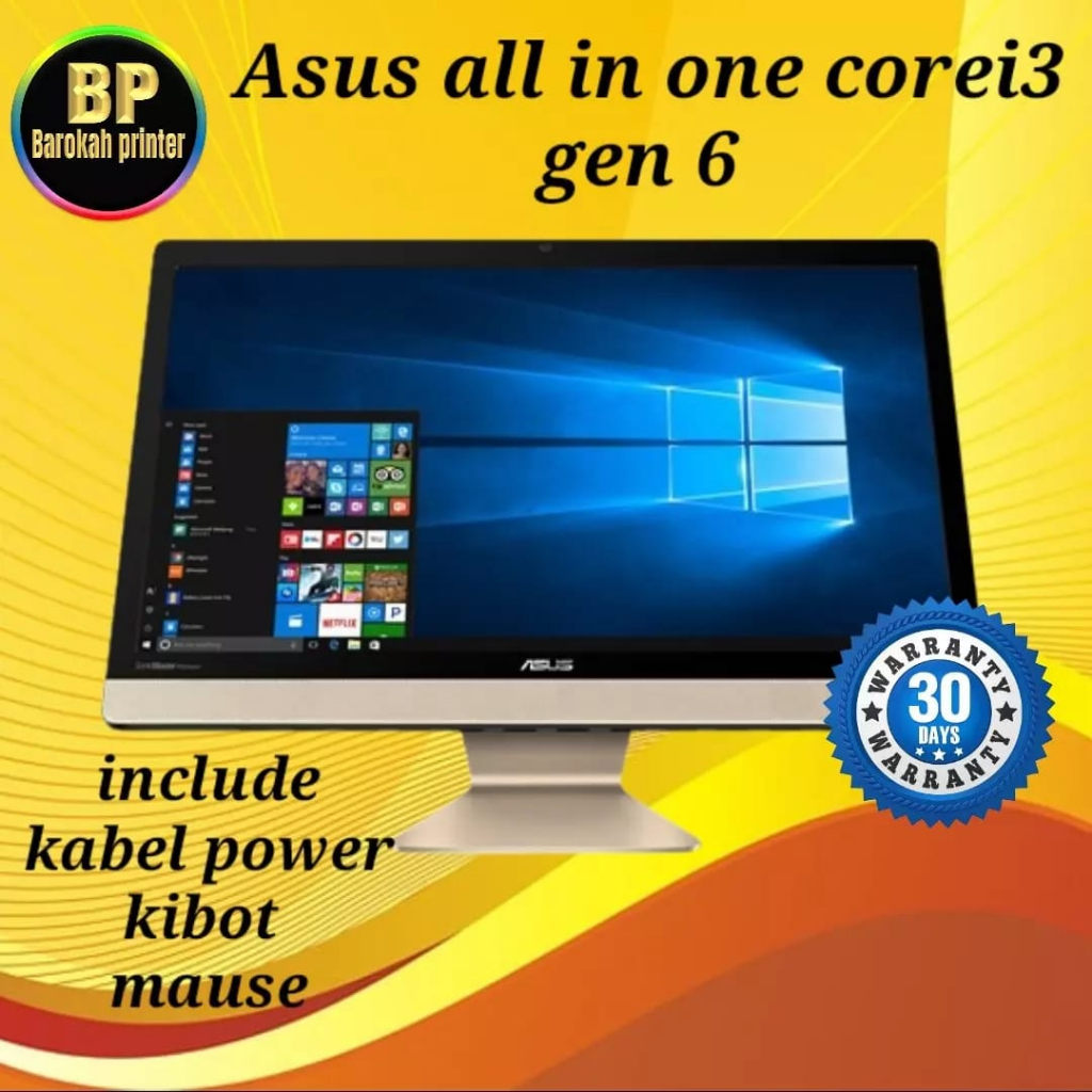 Jual Asus All In One i3 gen 6 second | Shopee Indonesia