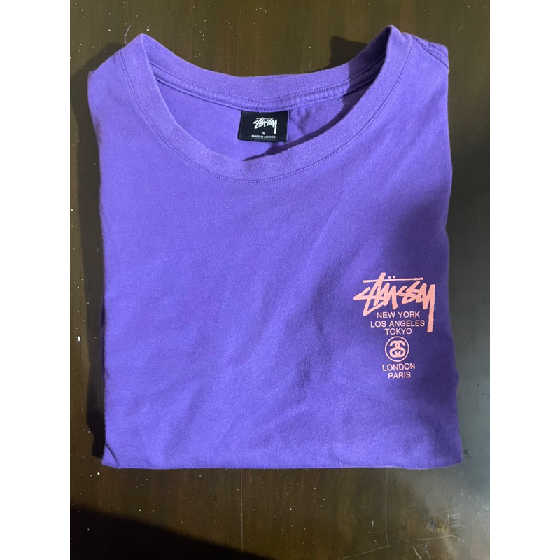 Jual TS STUSSY PURPLE ORIGINAL | Shopee Indonesia