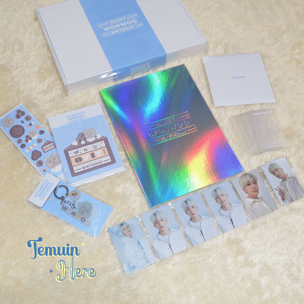 Jual [READY STOCK] Official SEVENTEEN: Happy Wonwoo Day Birthday Box Ver. 2 (Photocard/PC Set ...