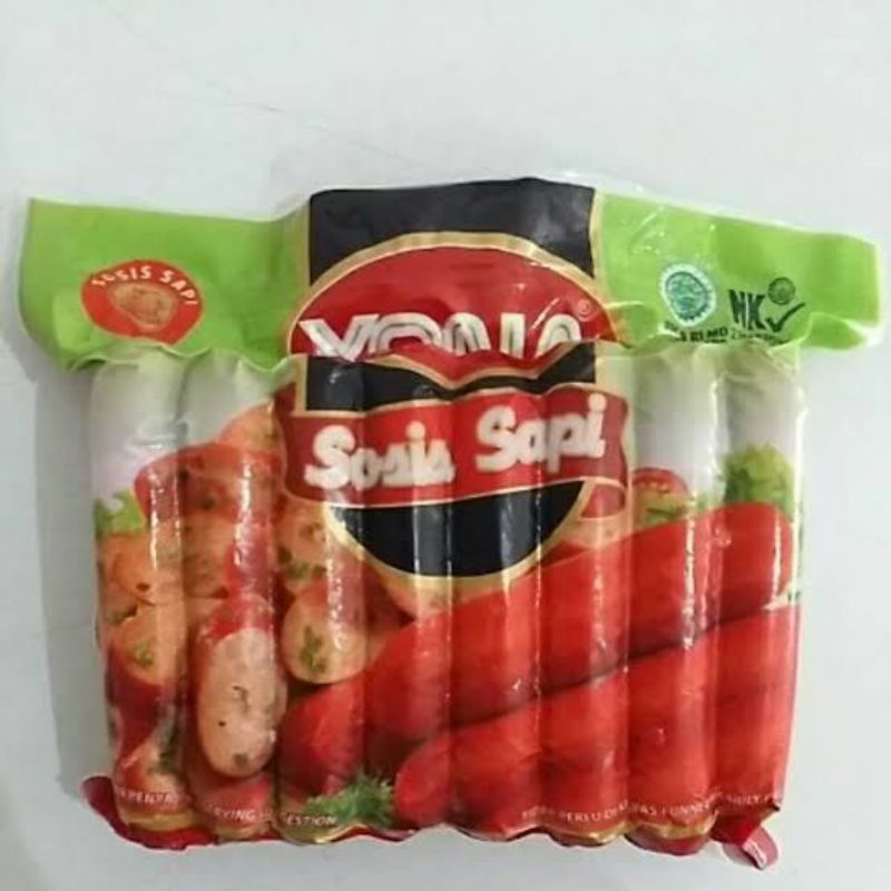 Jual Sosis Yona Merah isi 12/Sosis Sapi Enak | Shopee Indonesia