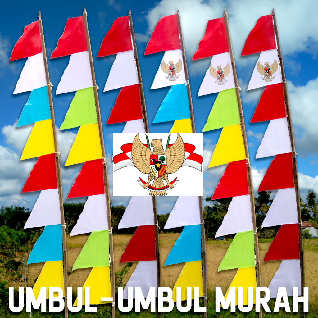 Jual Promo Umbul Umbul Jumbo Murah 2,7 Meter umbul umbul 17 agustus ...