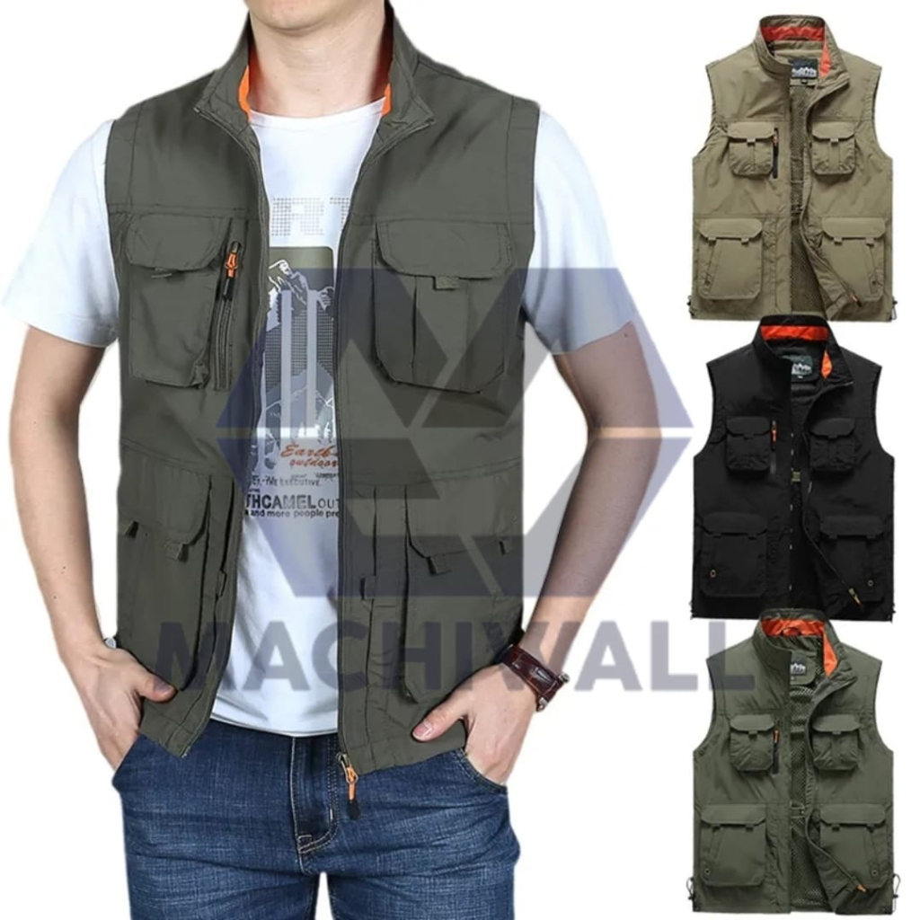 Jual JAKET ROMPI PRIA ROMPI TERBARU VEST PRIA | Shopee Indonesia
