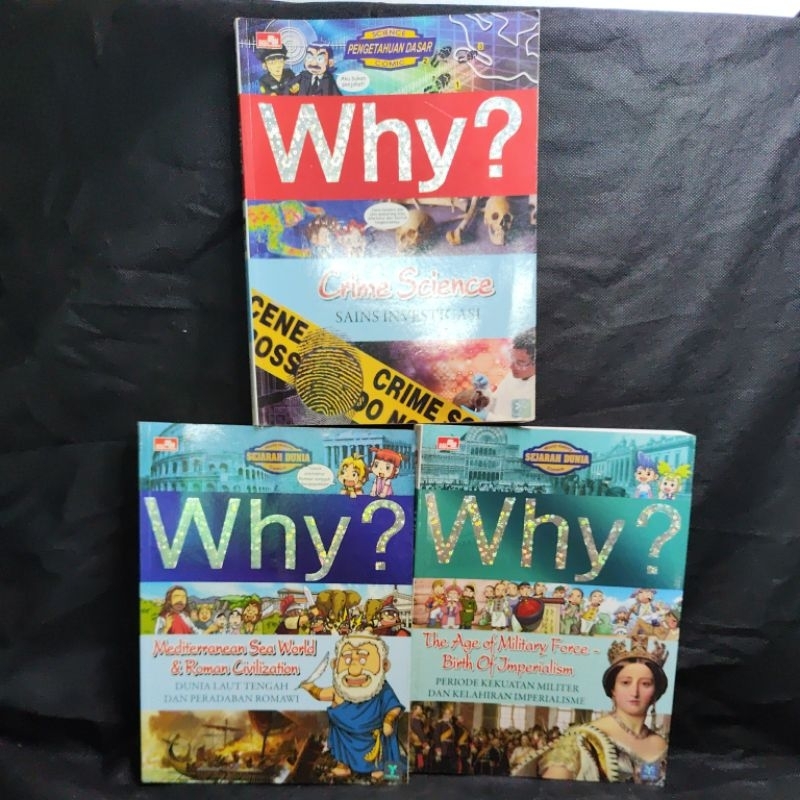 Jual Buku Why? Crime Science, Mediterranean Sea World & Roman ...