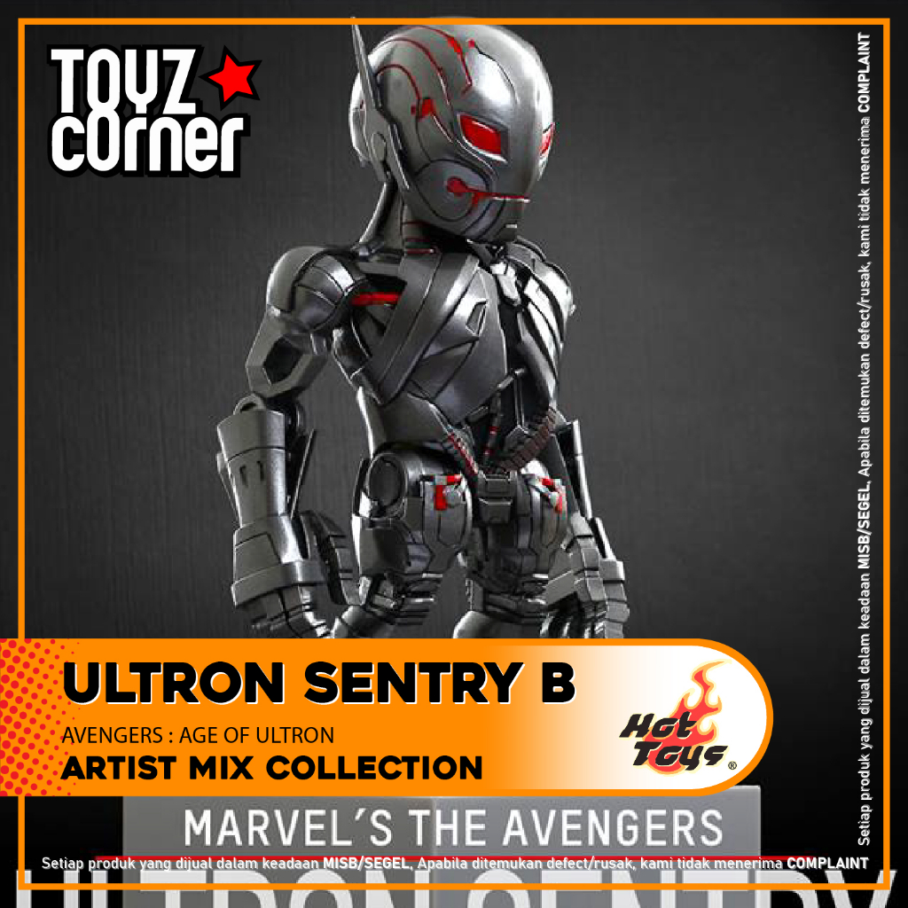 Jual Toyz Corner - Hot Toys Artist Mix Collection AMC-006 / AMC06 Ultron (Sentry B) | Shopee ...
