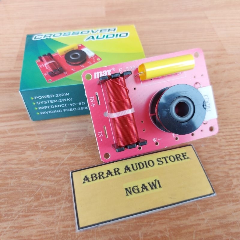 Jual Crossover Module MAX F-500 2 Way/ Crossover Audio | Shopee Indonesia