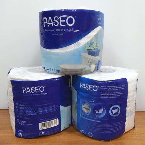Jual Paseo Elegant Core Emboss Toliet Tissue 220 sheets/2 ply kemasan ...