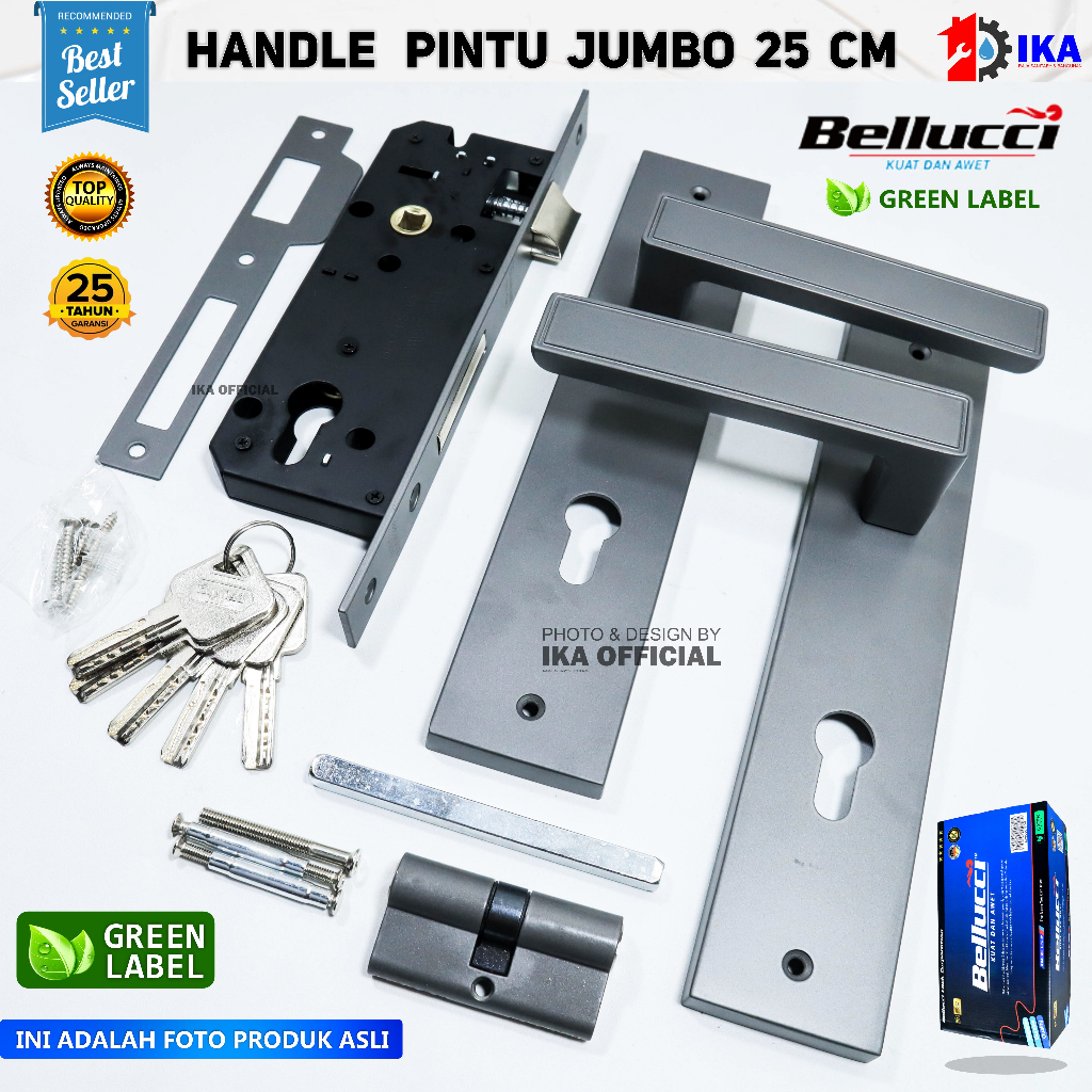 Jual Gagang Pintu Size BESAR 25cm + Body Handle Pintu Ukuran BESAR 25cm ...