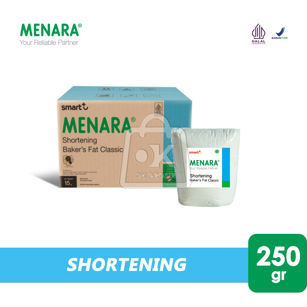 Jual Menara Baker's Fat Classic / Shortening Buttercream (250 gr ...