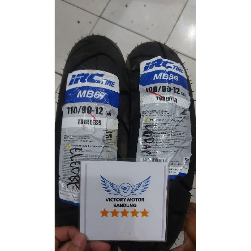 Jual Ban Luar Depan Belakang Tubelles Scoopy Esp Donat 100/90 - 12 MB86 110/90 - 12 MB67 IRC 100 ...