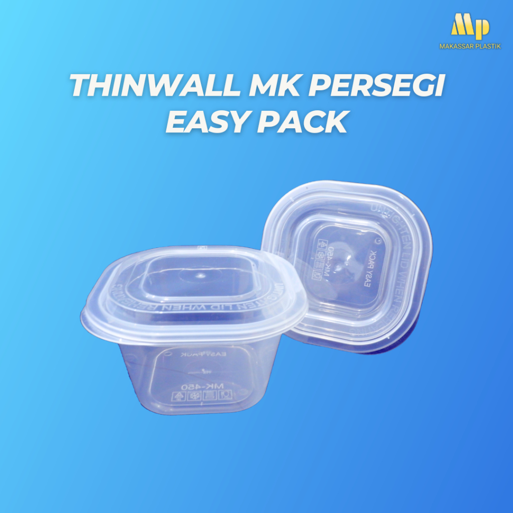 Jual Thinwall MK Persegi Easy Pack @25 Pcs | Shopee Indonesia