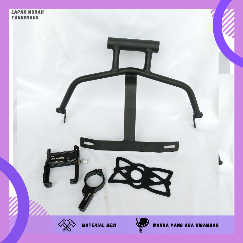 Jual PAKET BRACKET HOLDER HP YAMAHA NMAX NEW PLUS HOLDER GUB ORIGINAL ...