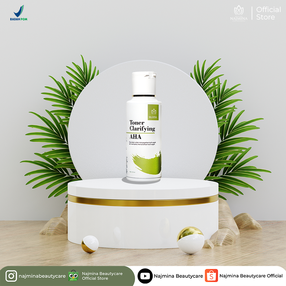 Jual Toner Clarifying Aha by Najmina Beautycare | Shopee Indonesia