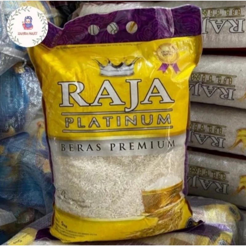 Jual Beras Raja Platinum 5Kg Pulen&Enak | Shopee Indonesia