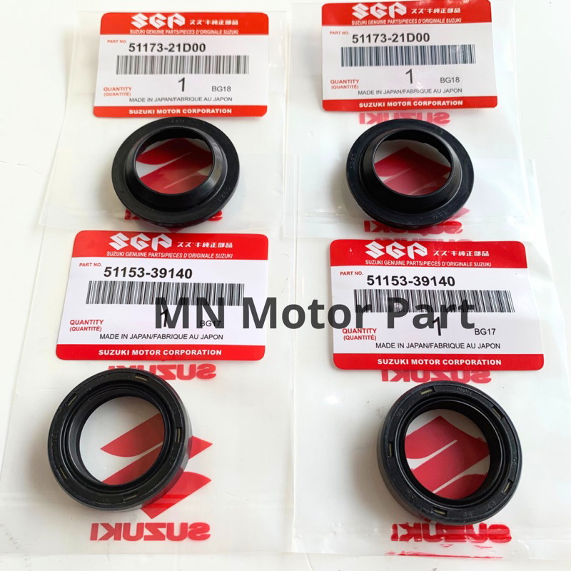 Jual Seal sil Shock depan set debu Komplit satria 2 tak 2T Hiu Lumba Tornado SGP Japan | Shopee ...