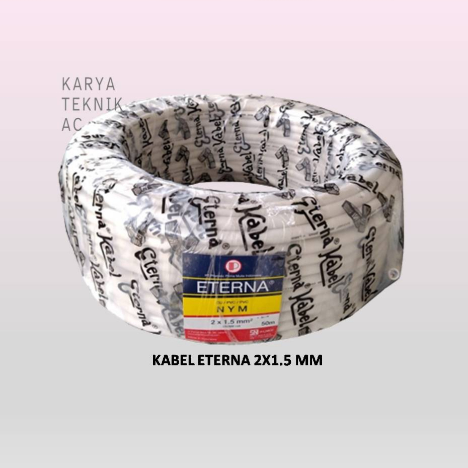 Jual KABEL ETERNA 2X1.5 MM HARGA PER 1 METER | Shopee Indonesia