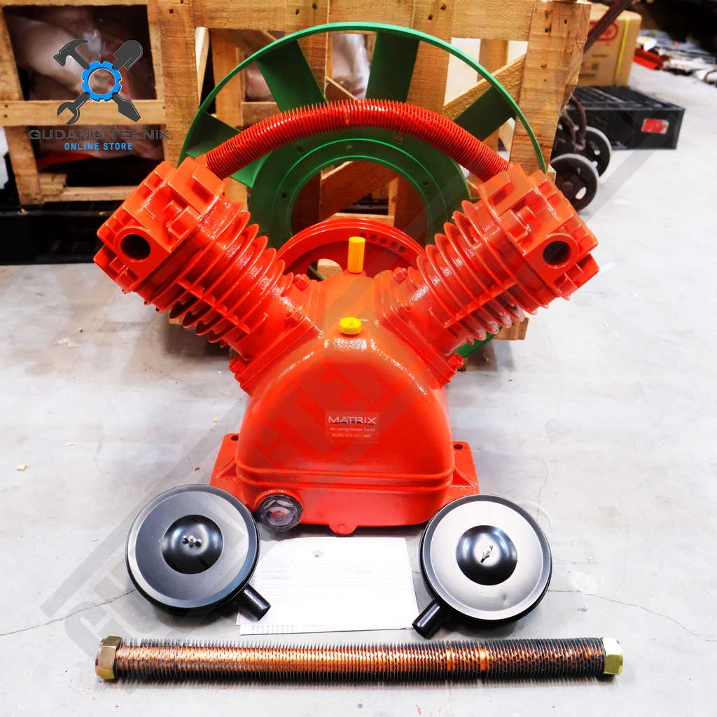 Jual Head Compresor Kepala Kompresor 7.5 Hp DV2100 MATRIX / Bare Air ...