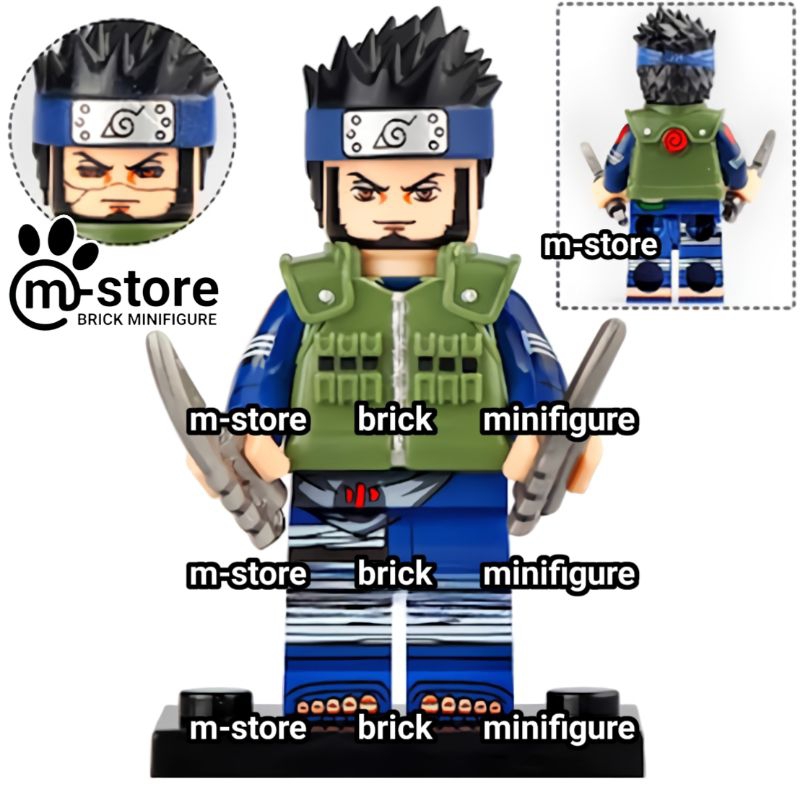 Jual brick naruto asuma sarutobi mini toy figure | Shopee Indonesia