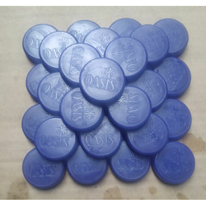 Jual Tutup Botol Bekas Biru Oasis Bersih 100pcs | Shopee Indonesia