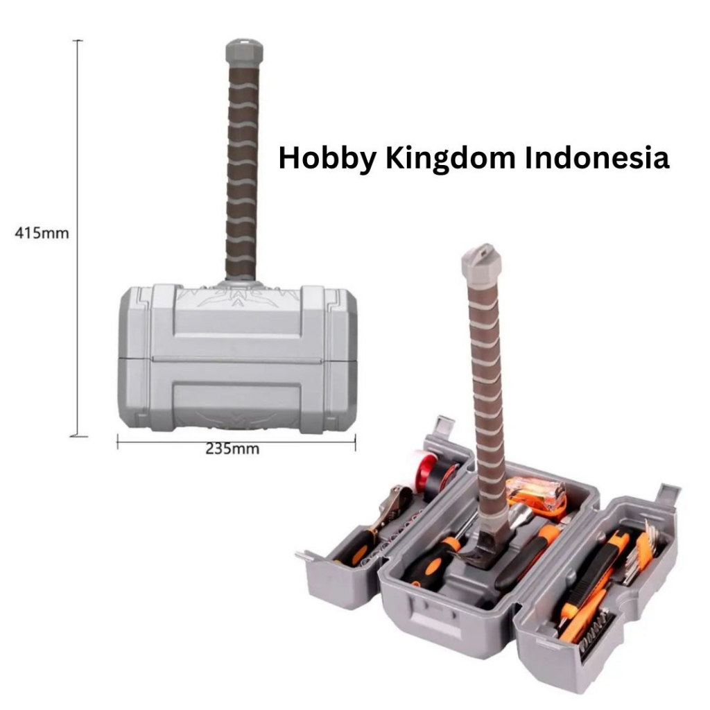 Jual Tool Box Kotak Penyimpanan Perkakas Rumah Palu Portable Thor 1 Set | Shopee Indonesia