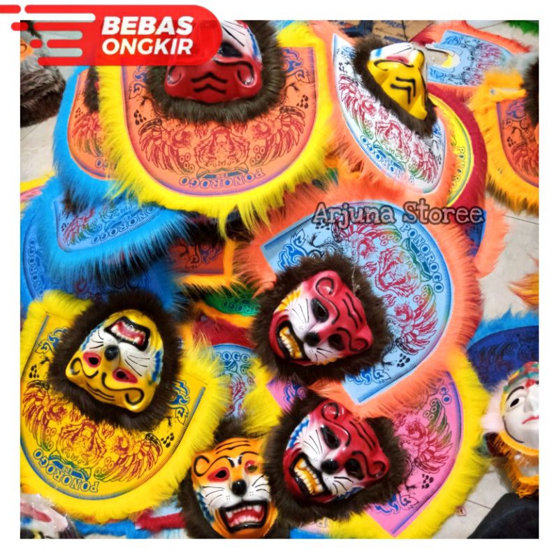 Jual REOG PONOROGO MINI KHUSUS ANAK ANDA TERCINTA/ TOPENG REOG/ TOPENG ...