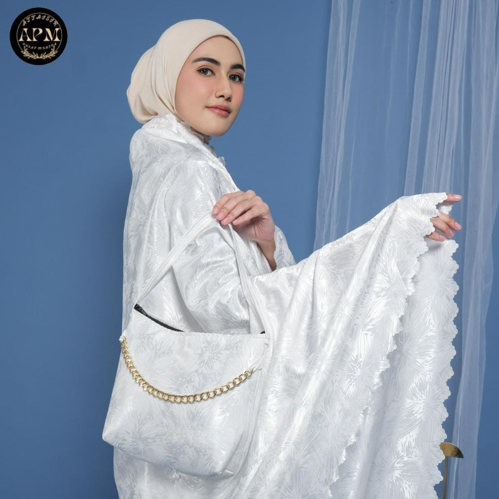 Jual Mukena 2in1 Motif Aurelia Fashion Muslimah Trendy Kekinian Mukena ...