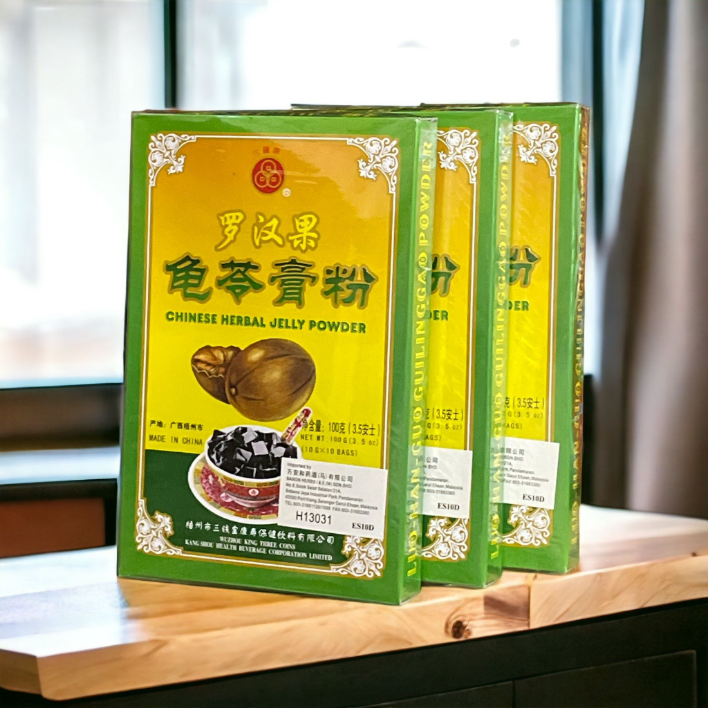 Jual LUO HAN GUO-GUI LING GAO GRASS JELLY POWDER, Chinese Herbal Jelly ...