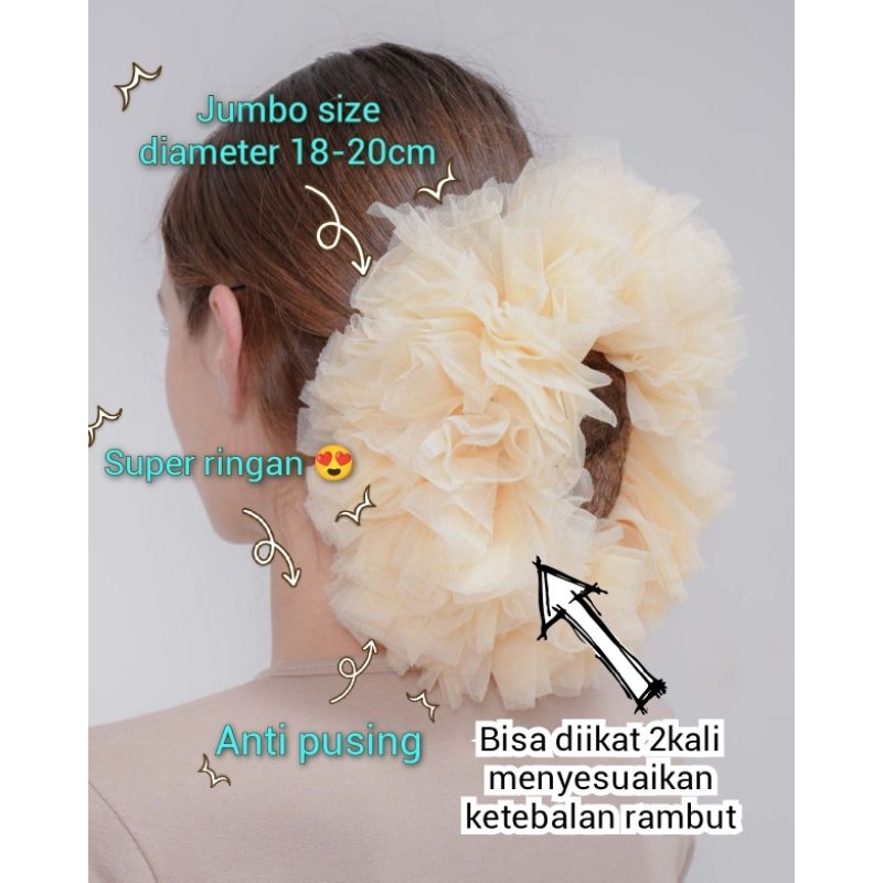 Jual Scrunchie TILE GEMOY SUPER RINGAN (Cepol hijab anti pusing) TILE ...