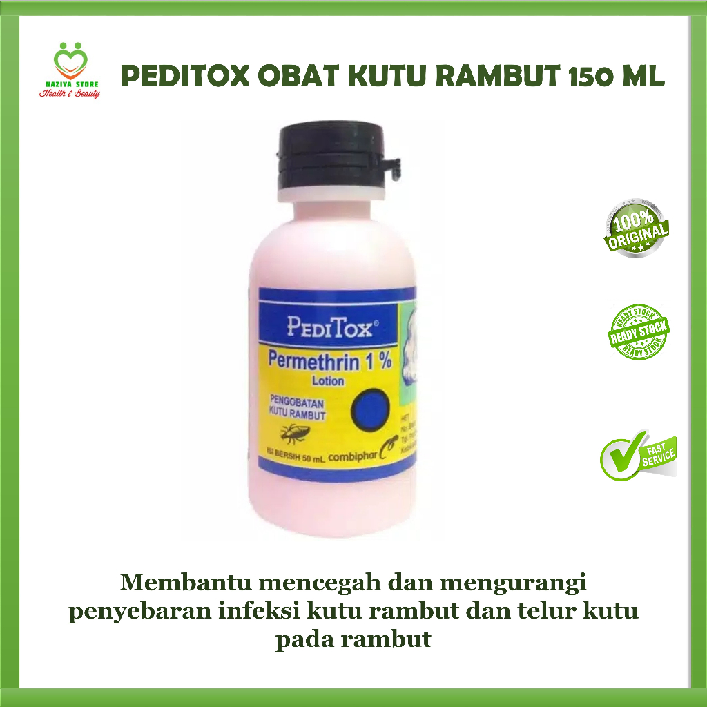 Jual PEDITOX 1 Botol Isi 50 ml Obat Pembasmi Obat Kutu Rambut Kutu ...